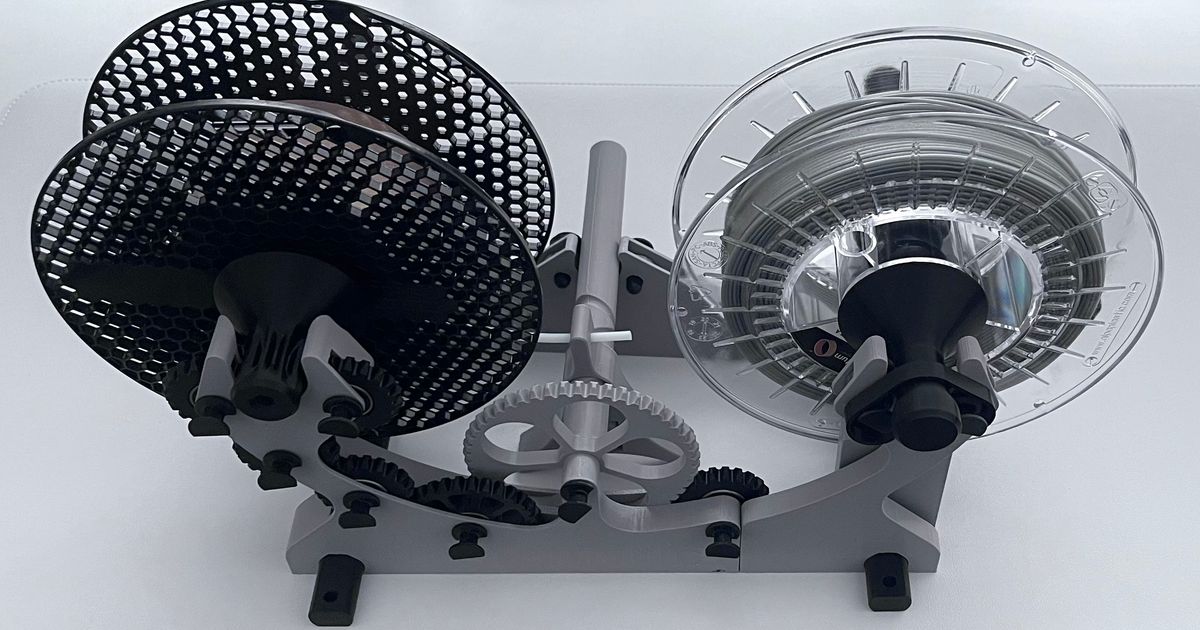 Short source cradle for Pastamatic - Filament Spool Winder by 3Dlife ...