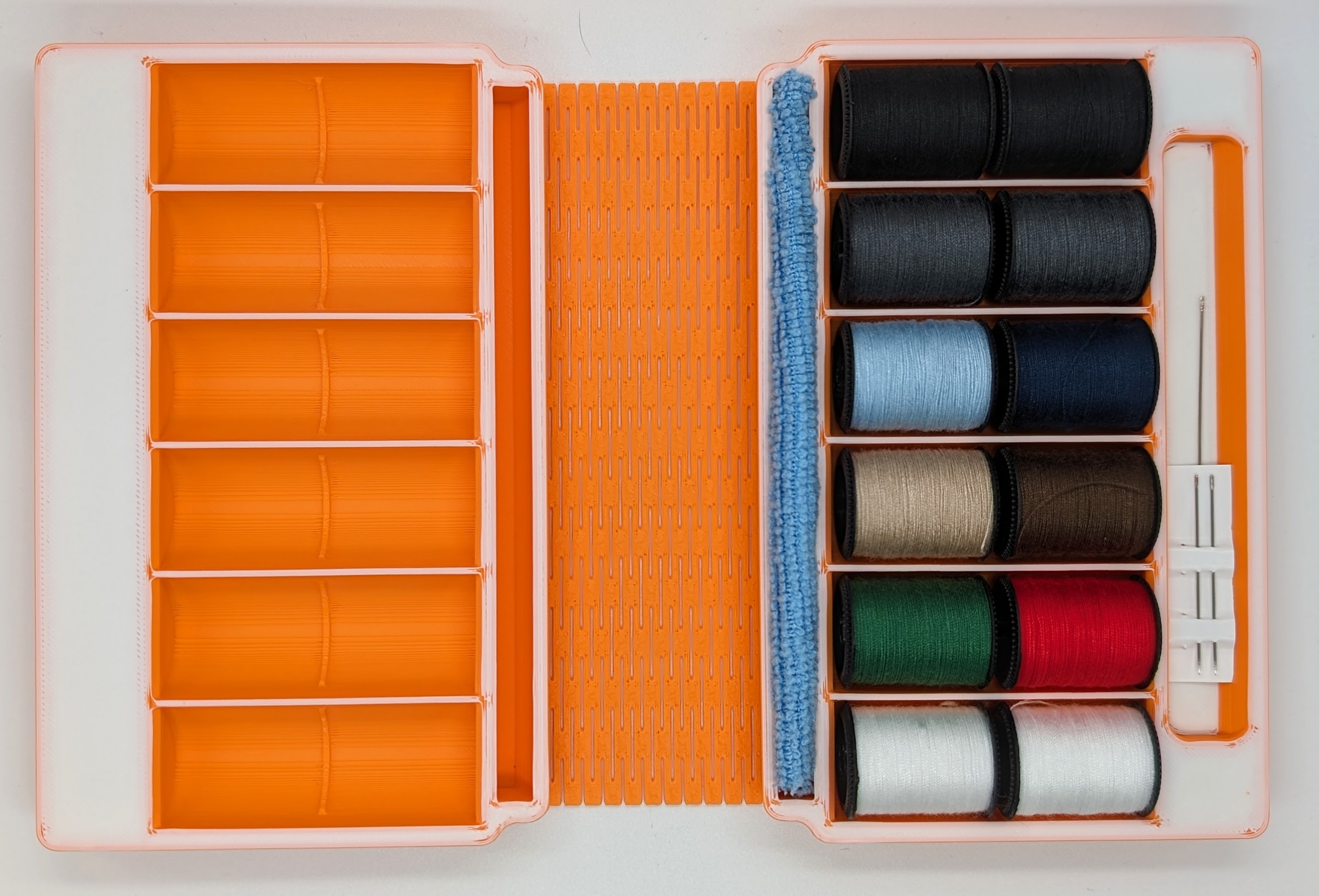 Sewing Kit Box with Living Hinge and Magnetic Closure for Fiskar's ...