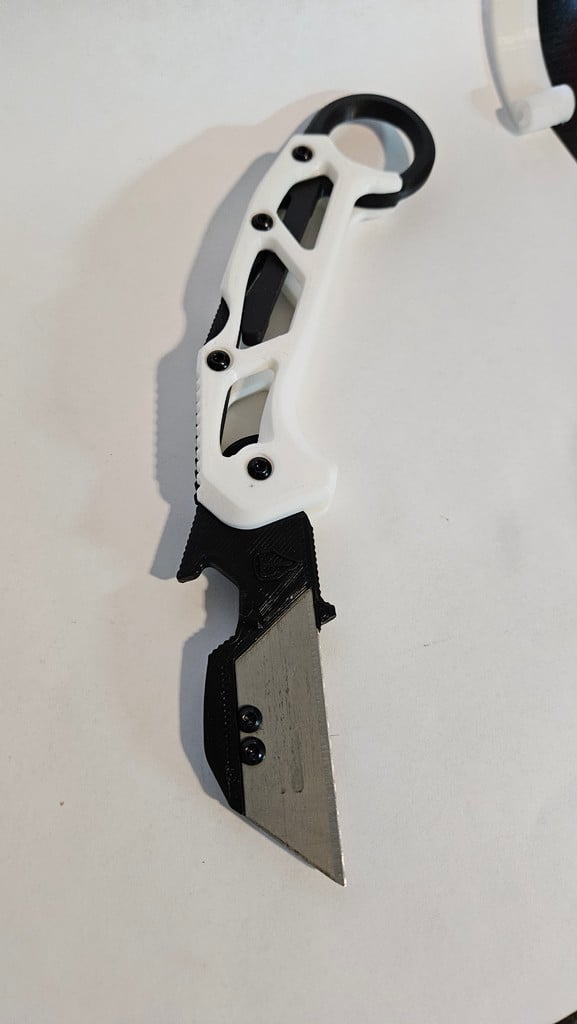 Karambit Knife Remix for standard blade by ZR | Download free STL model ... Karambit Knife Remix for standard blade by ZR | Download free STL model ...
