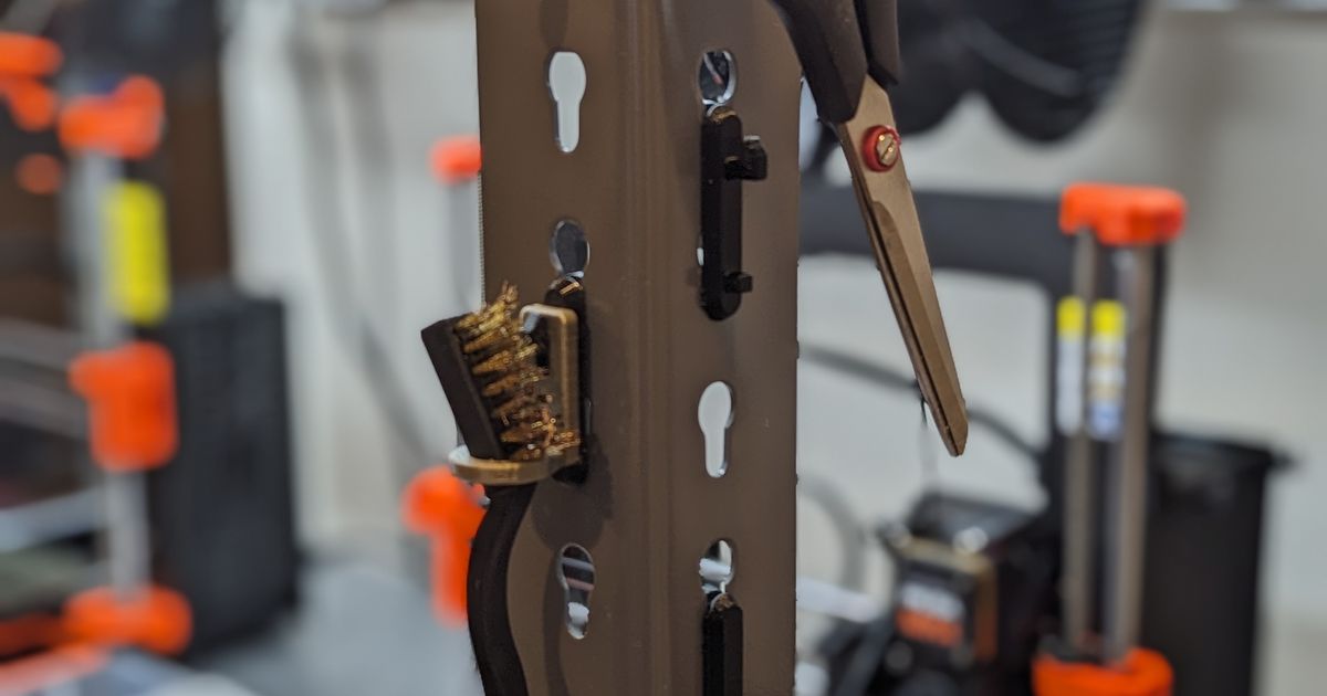 Hooks for keyhole slot shelving by Scoo | Download free STL model ...