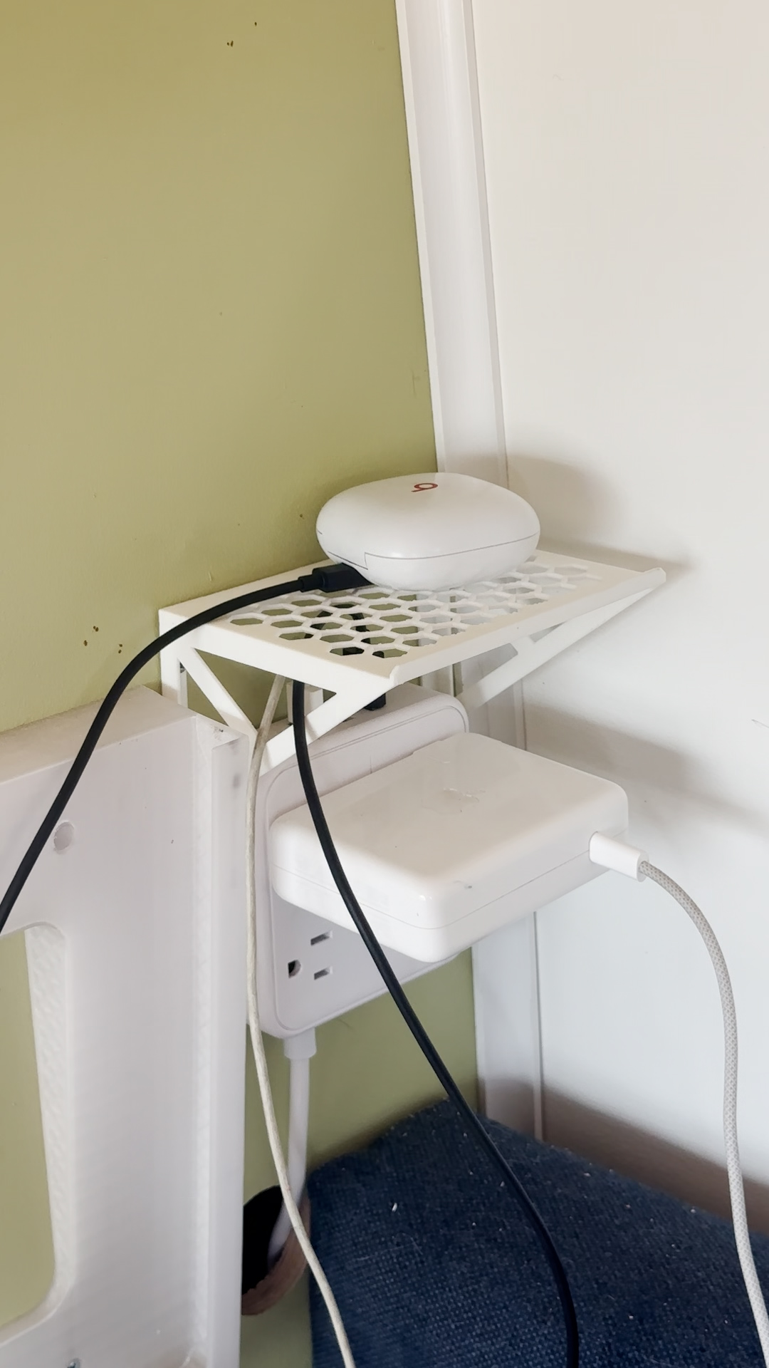 Charging Shelf (fits over 2x2 outlet) by morleykert | Download free STL ...