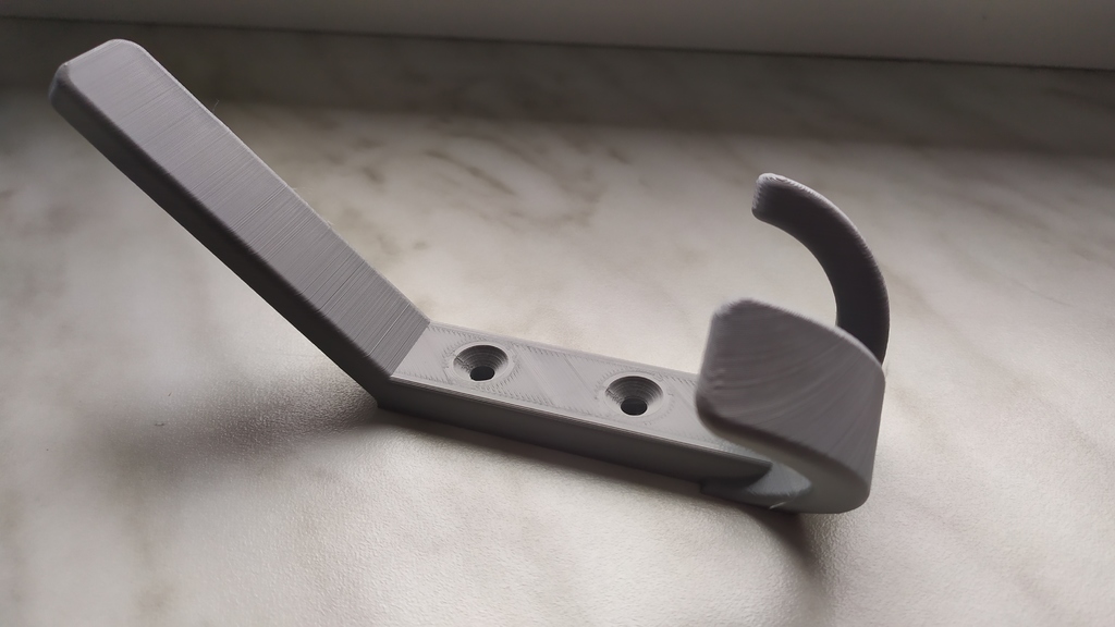 Wardrobe double hook by Konqi2231cz | Download free STL model ...