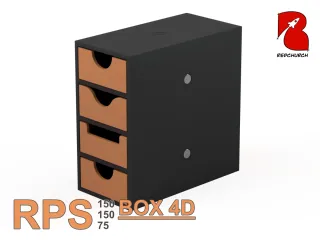 Paint Station 75-150-75 Box 2D by RedChurch Studio | Printables Store