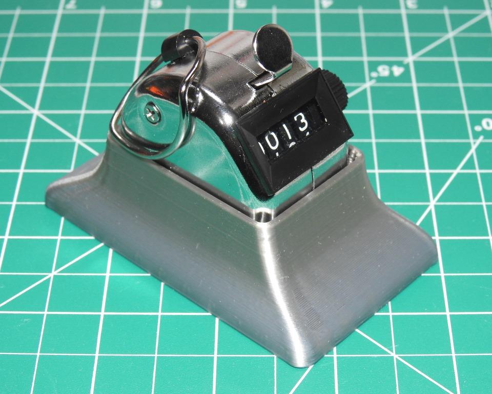 Clicker Counter Stand by SteveS42 | Download free STL model ...
