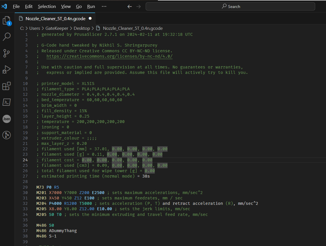 Prusa XL 5 Toolhead nozzle cleaner by Nikhil S. | Download free STL ...
