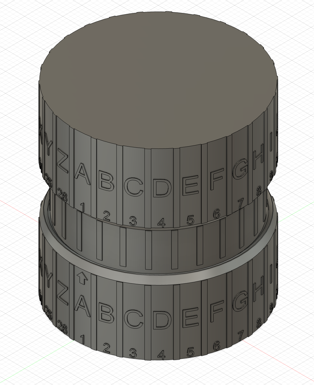 Print-in-Place Rotary Caesar Cipher Ring - Cryptographic Decoder ...