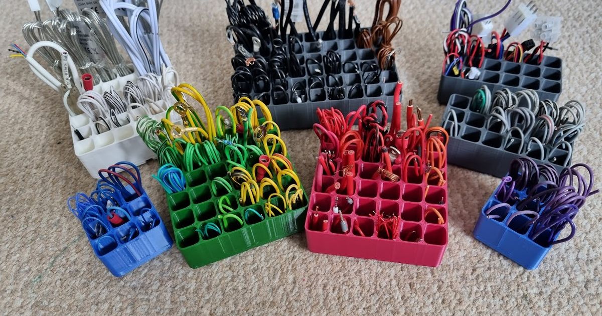 Gridfinity holders for Wire Offcuts by bobstay | Download free STL model | Printables.com