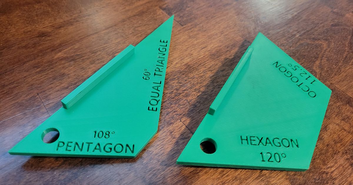 Angle Marking Template by Narv75 | Download free STL model | Printables.com