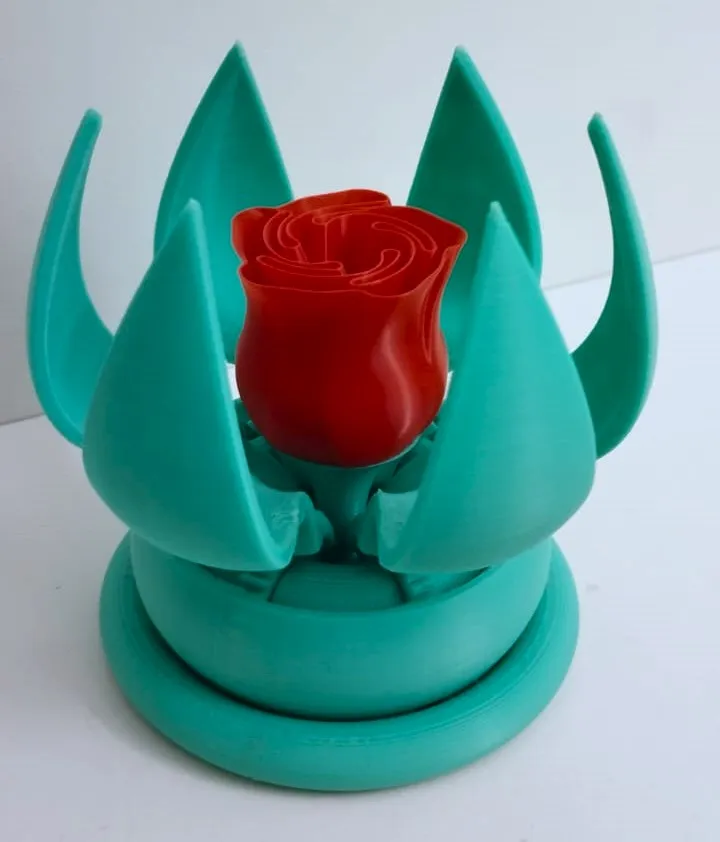 rotating flower (remix) by fady | Download free STL model | Printables.com