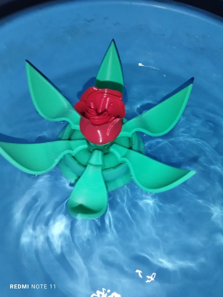 rotating flower (remix) by fady | Download free STL model | Printables.com