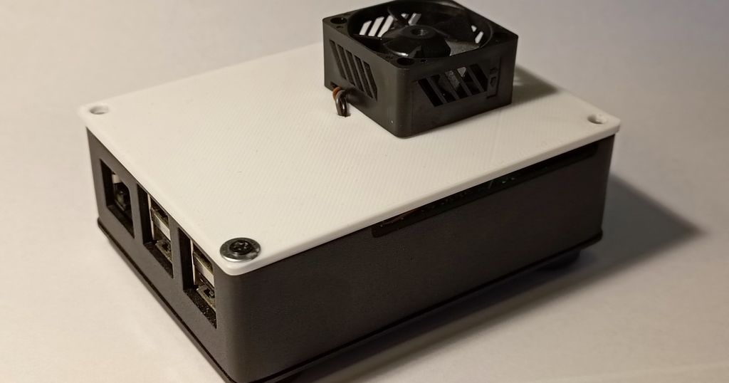 Raspberry PI 2, case-TOP_30x30_Fan by Lord Darkstar | Download free STL ...