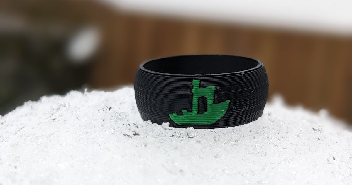 Benchy Ring (and SVG) for Multimaterial Painting by TGAW | Download ...