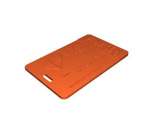 labs red key card by 1994df | Download free STL model | Printables.com