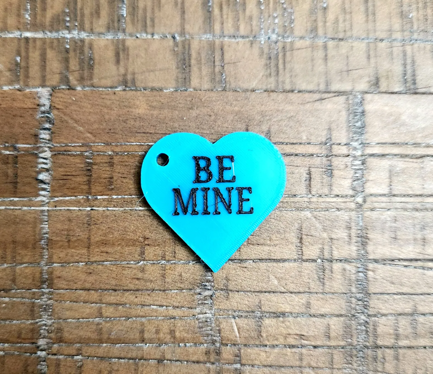 Be Mine Valentine Keychain by Regan Eckert | Download free STL model ...