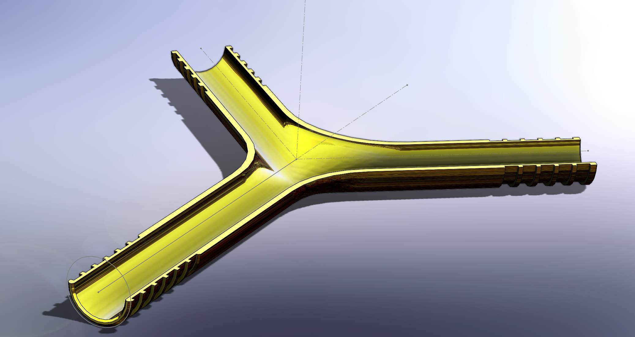 Y-Connection for Water Piper 10mm by Vanruxxx | Download free STL model ...