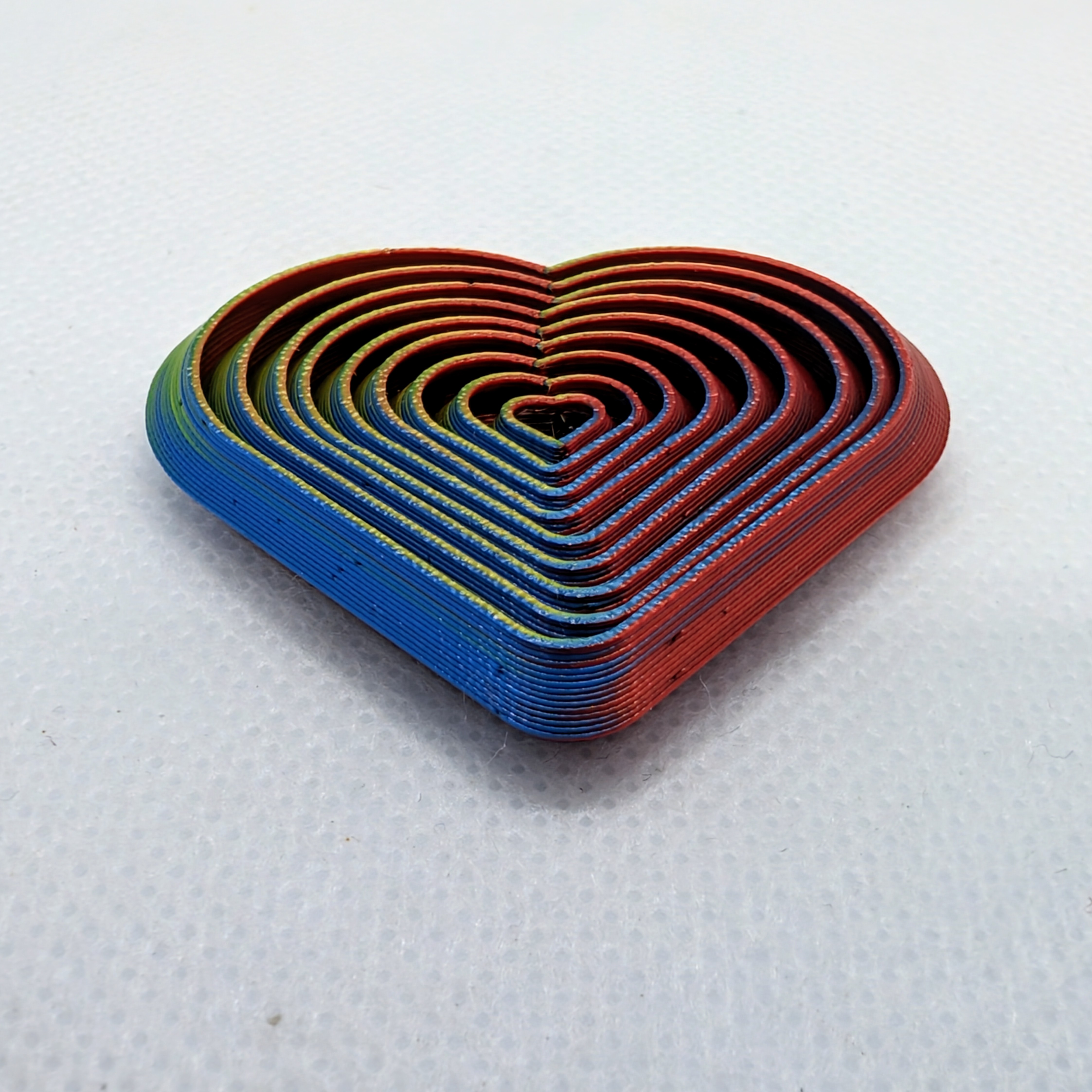 Rainbow Heart Fidget by DDDprince | Download free STL model ...