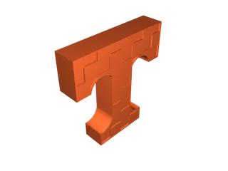 Checkerboard Power T by Mike Car | Download free STL model | Printables.com
