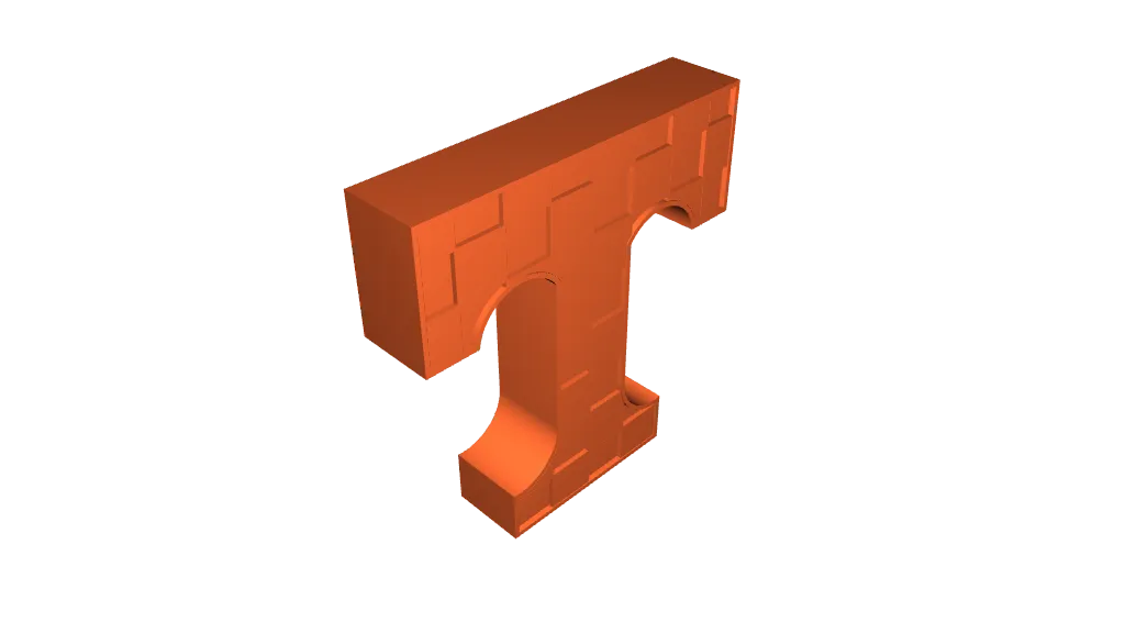 Checkerboard Power T by Mike Car | Download free STL model | Printables.com