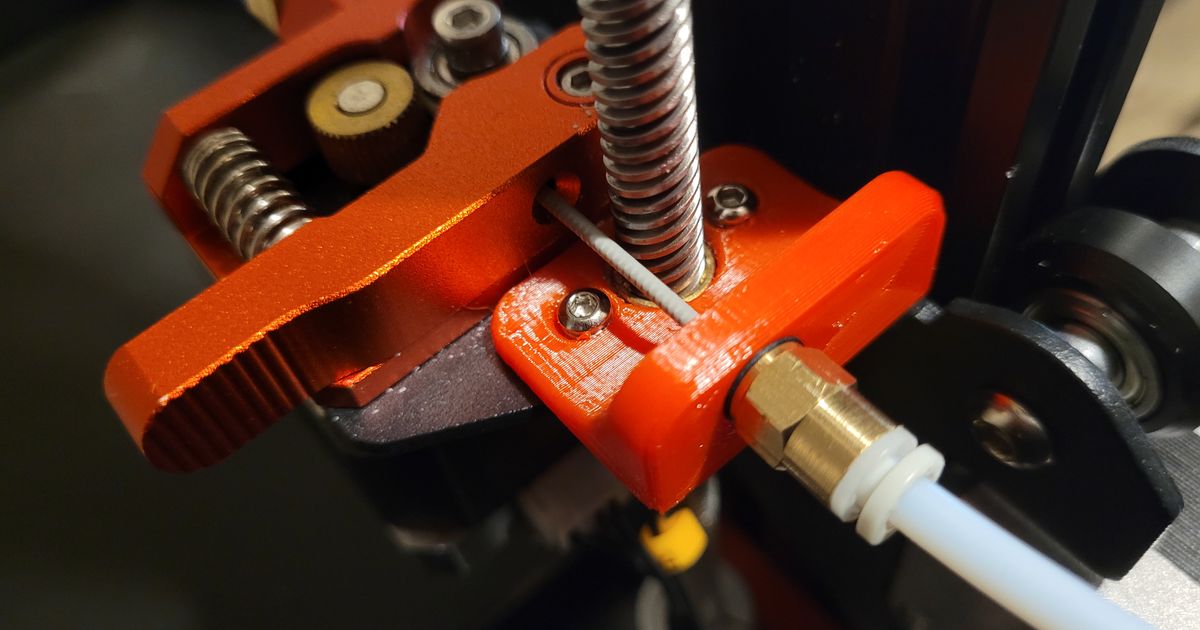 Ender 3 pro filament guide for PTFE tube by hiroken55555 | Download ... Ender 3 pro filament guide for PTFE tube by hiroken55555 | Download ...