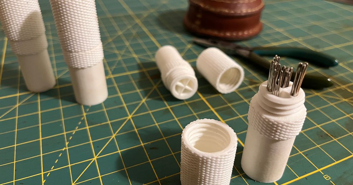 Segmented needle container by Mitchell | Download free STL model ...