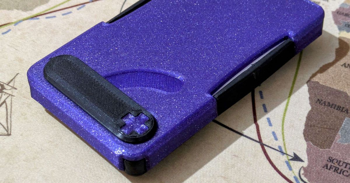 Cascade Card Wallet Remix (Print-in-parts) by Syde | Download free STL ...