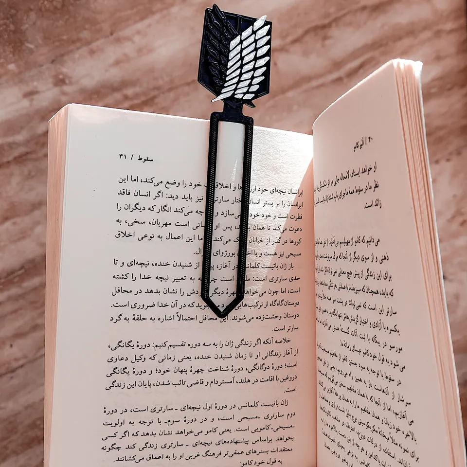 Attack on Titan bookmark by Pumpkin | Download free STL model ...