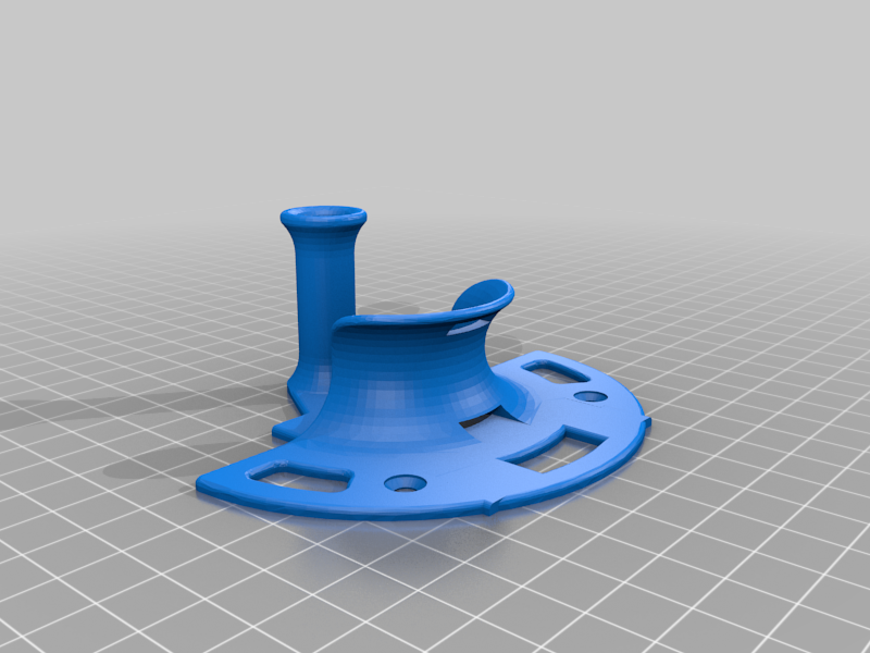 CPAP Holder with strap holes and command hook plates by rampersandon ...