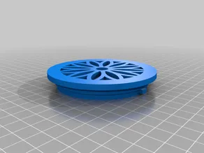 Drain cover 87mm straight lines by Maksym Kozlenko | Download free STL ...