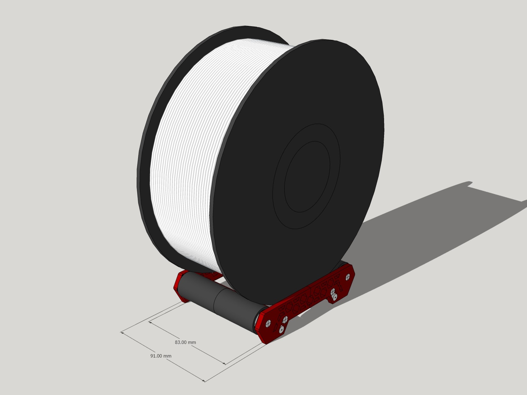 Filament spool roller (688zz) by Ngoc Phi | Download free STL model ...
