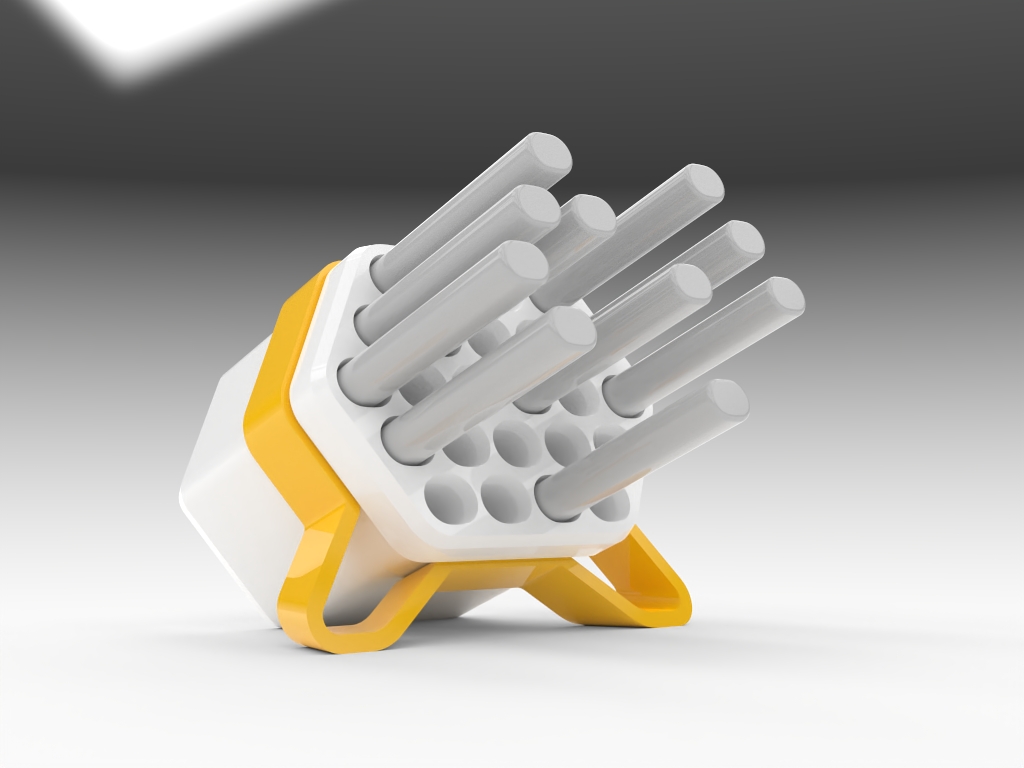 Copic Holder with Stand by Janowan | Download free STL model ...
