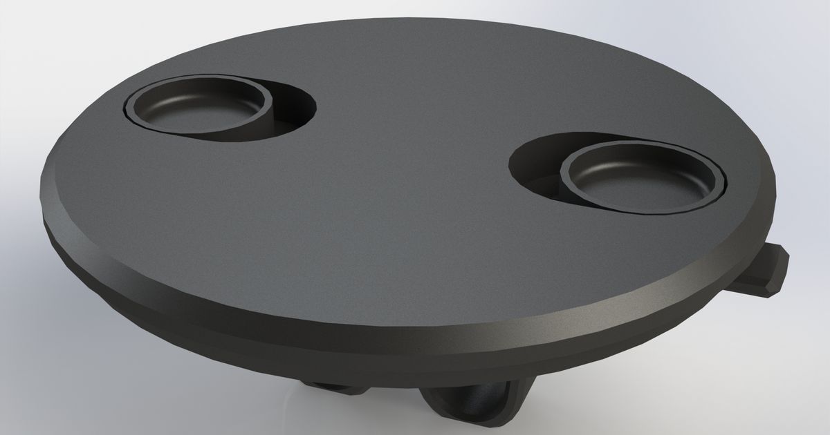 Watering Can Lid by SolidWorks Maker | Download free STL model ...