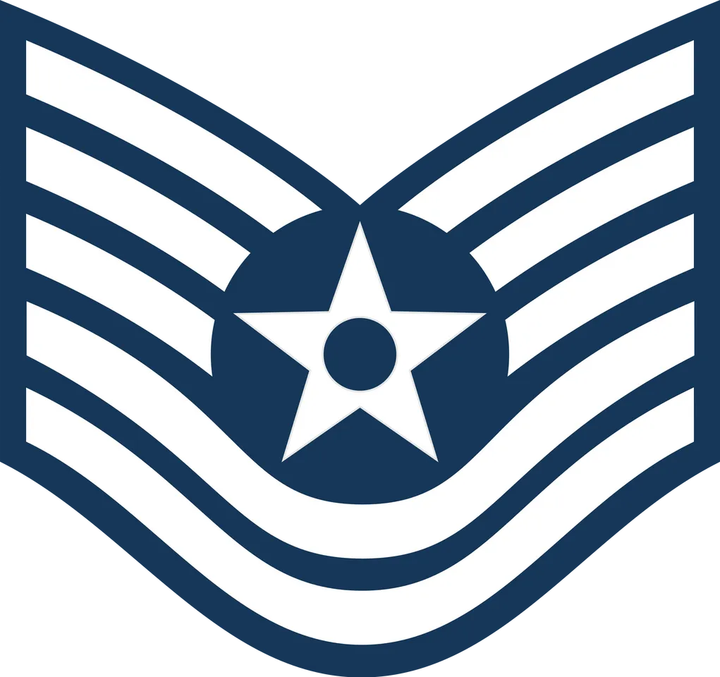 Us Air Force E 6 Technical Sergeant Rank Insignia By Scott Flowers