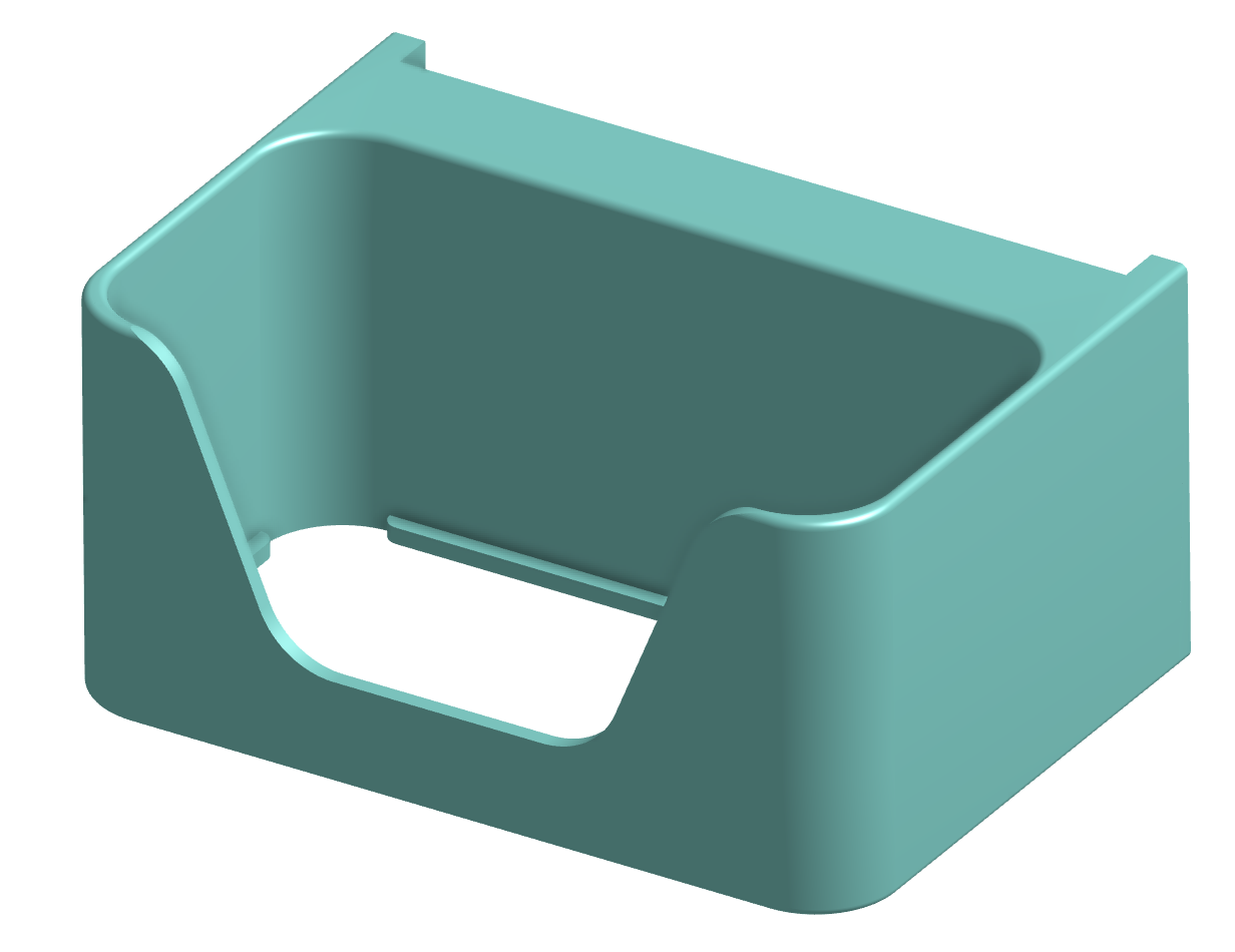 Shower basket Cutout by Bombastus Hands | Download free STL model ...