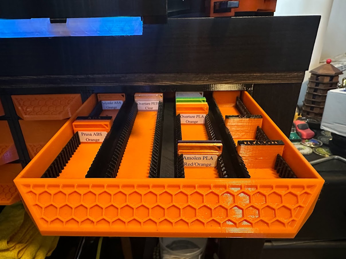 GEN2 Filament Color Sample Tray Insert by Slacker | Download free STL ...