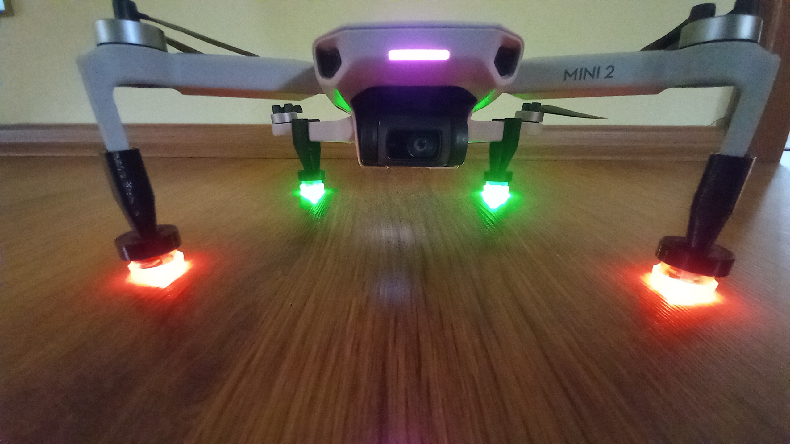 dji mini /2 light holder by Jiří | Download free STL model | Printables.com