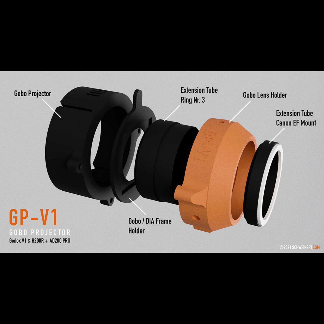 Godox Gobo Projector V1 AD200PRO AD100PRO by TechNerd | Download free ...