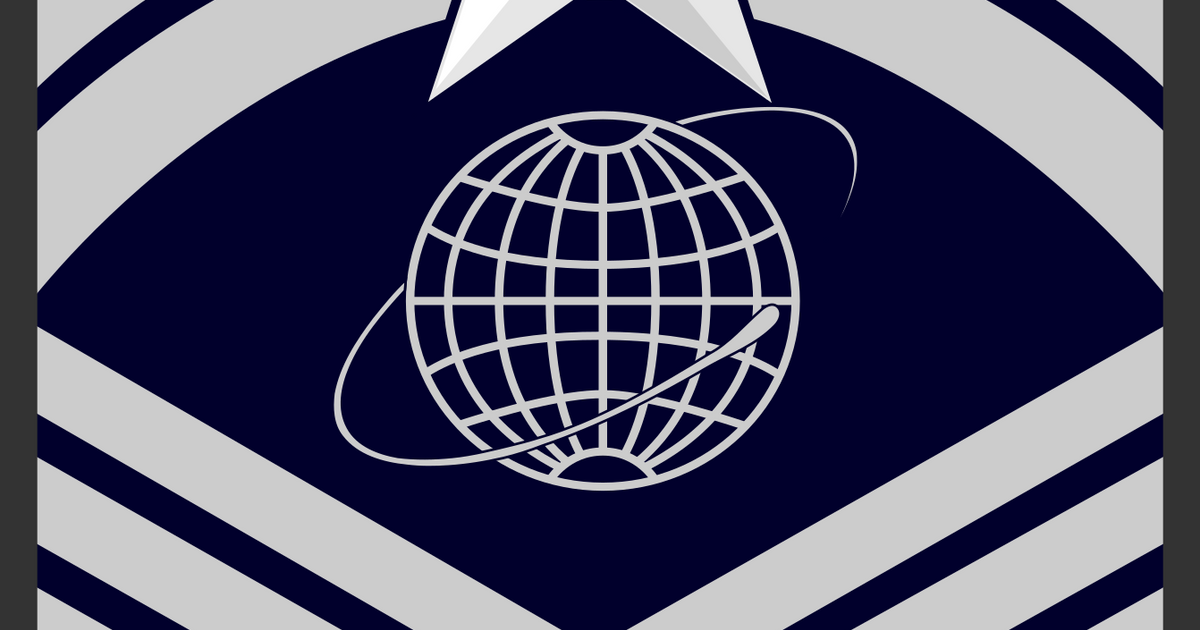 USSF - E-8 Senior Master Sergeant Rank Insignia by Scott Flowers ...