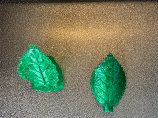 Solid Leaf for "Rose with Stem, Sepals, and leaf" by ...