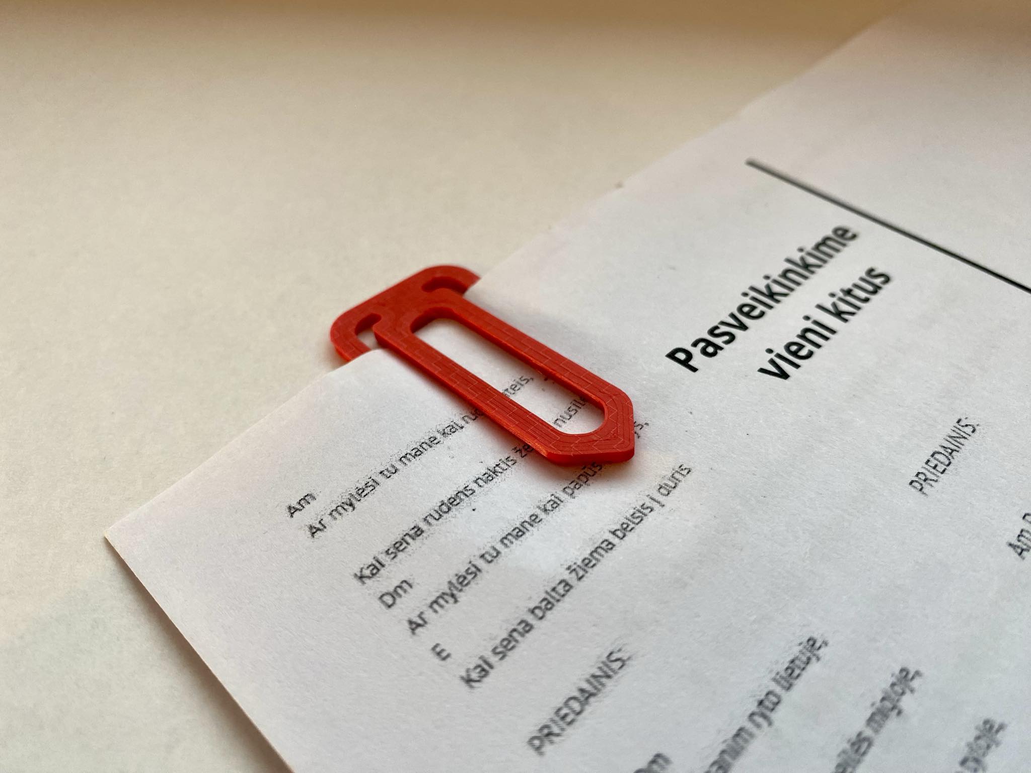 PaperClip by Augustas Kazlauskas | Download free STL model | Printables.com