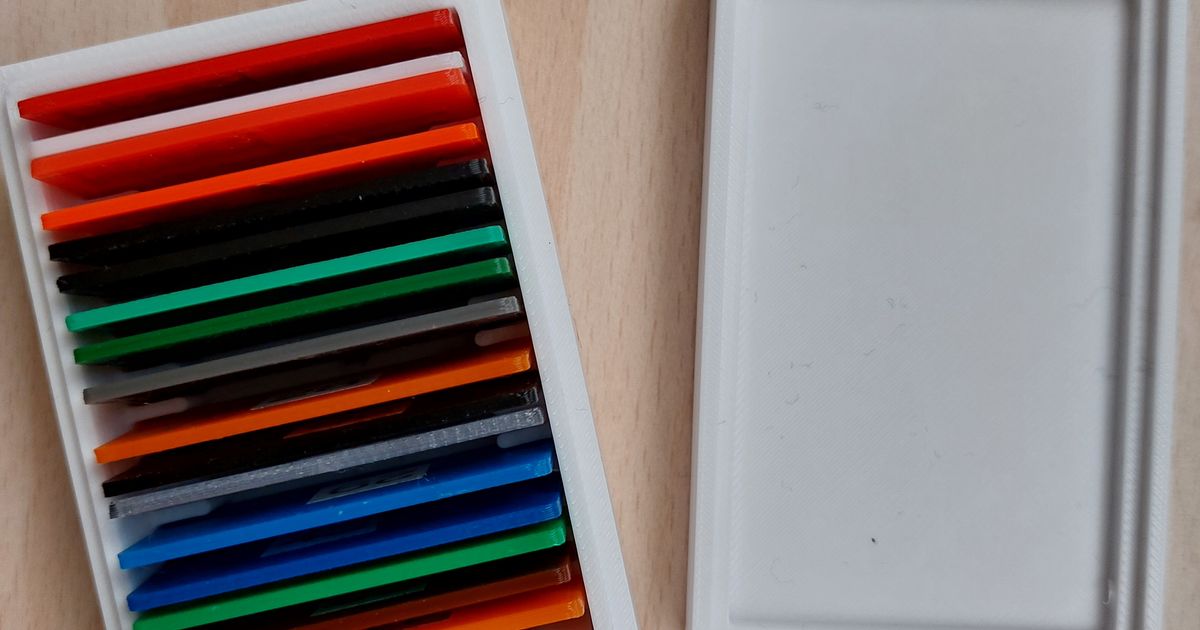 Box for Mini Sample Cards by 3DWT | Download free STL model ...