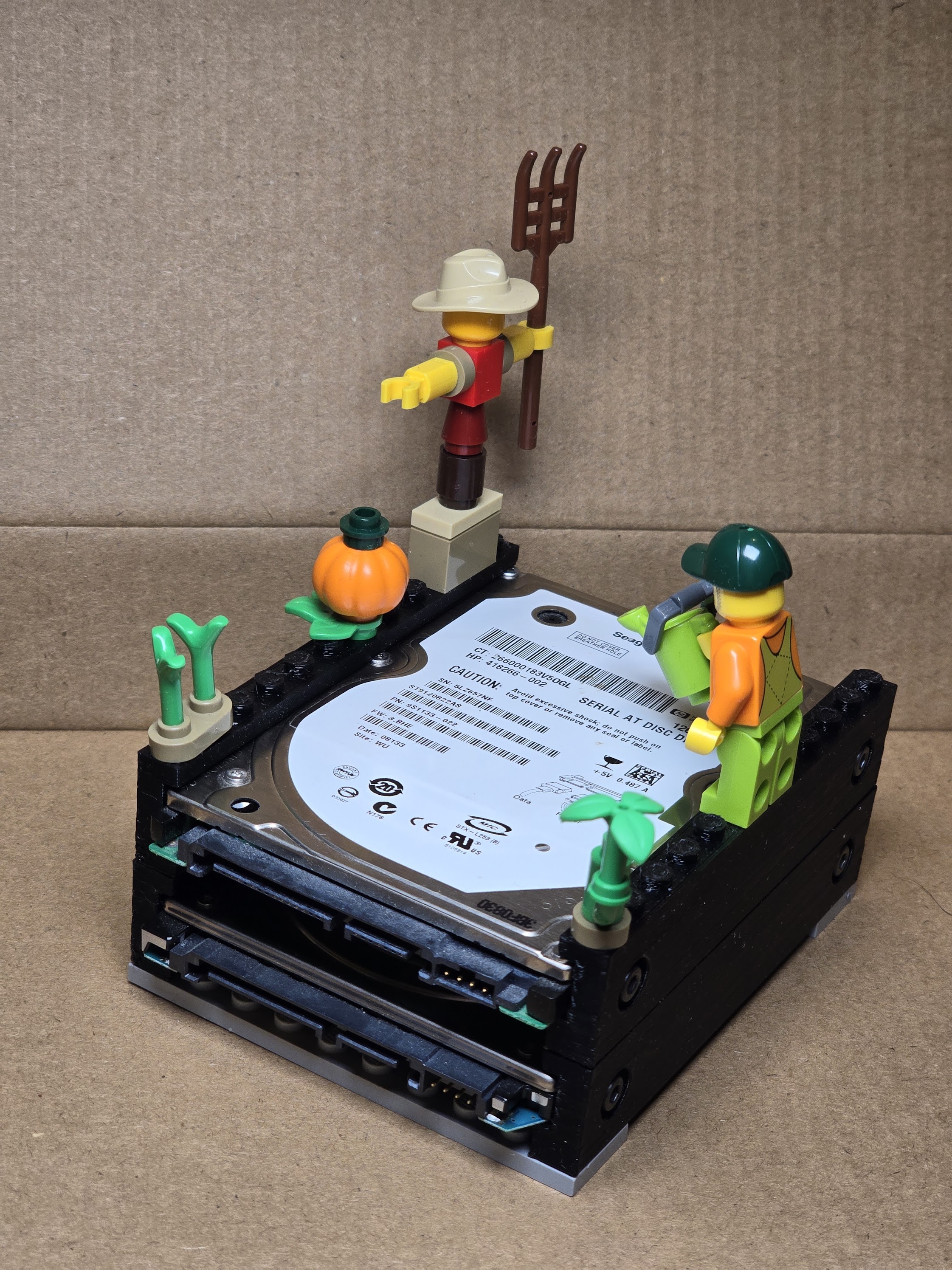 Lego-Compatible 2.5" HDD/SSD Strut by georgestephanis | Download free ...