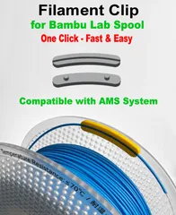 Bambu Spool Stay On Filament Clip (AMS compatible) by vidision ...