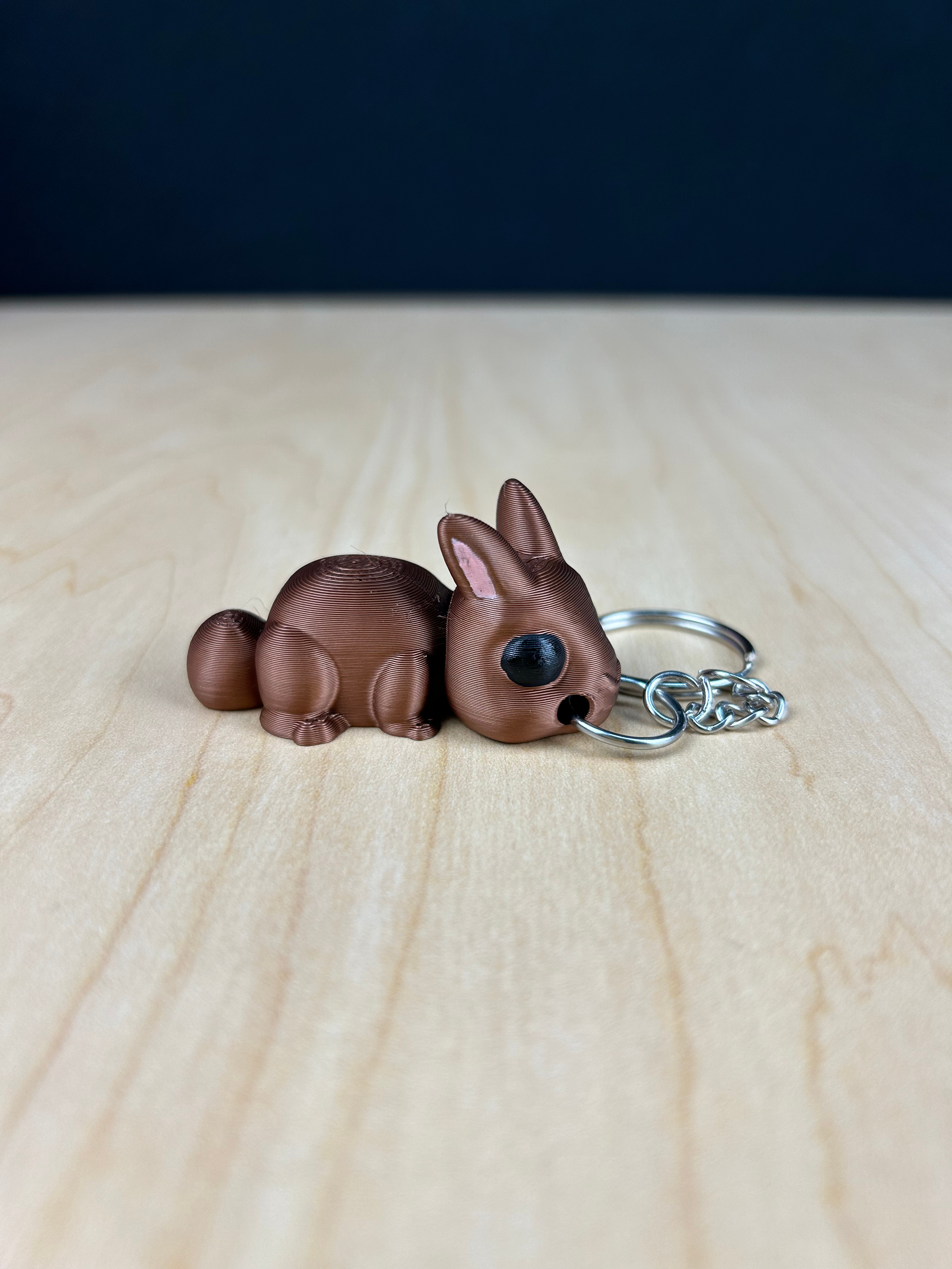 Bunny Fidget with Tail Joint Keychain by Built_Over_Bot | Printables Store