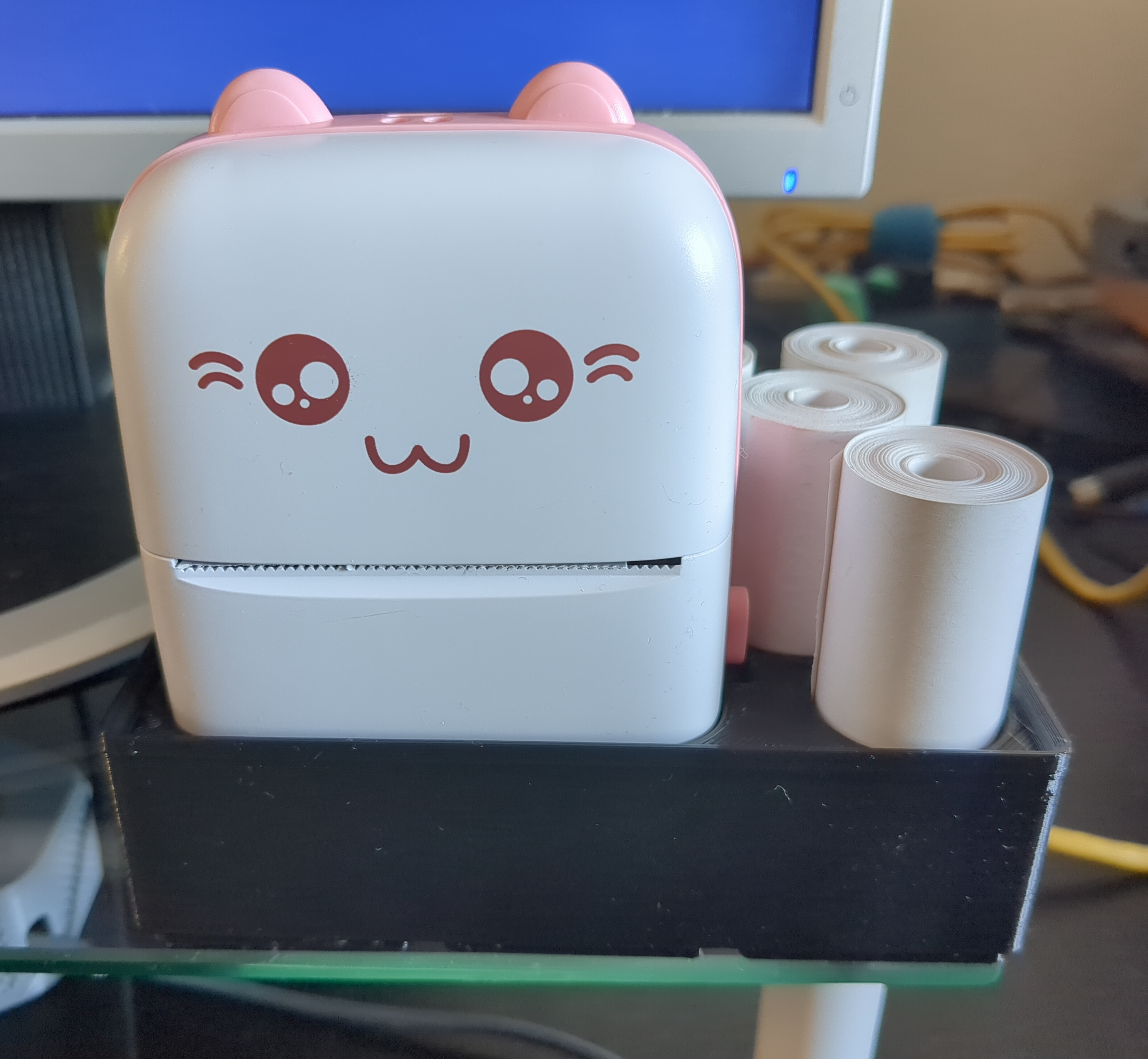 Gridfinity "Cat Printer" holder by doragasu | Download free STL model ...