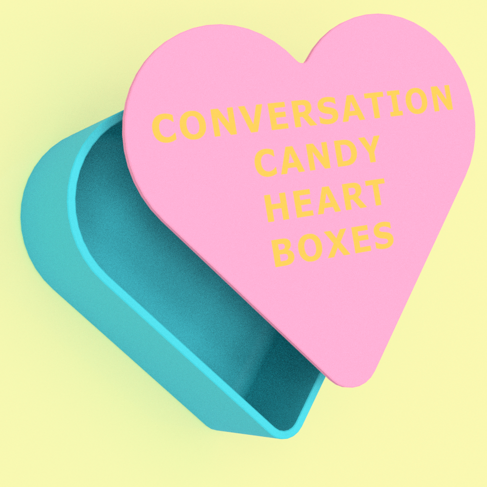 Conversation Candy Heart Boxes by Ed Johnson | Download free STL model ...