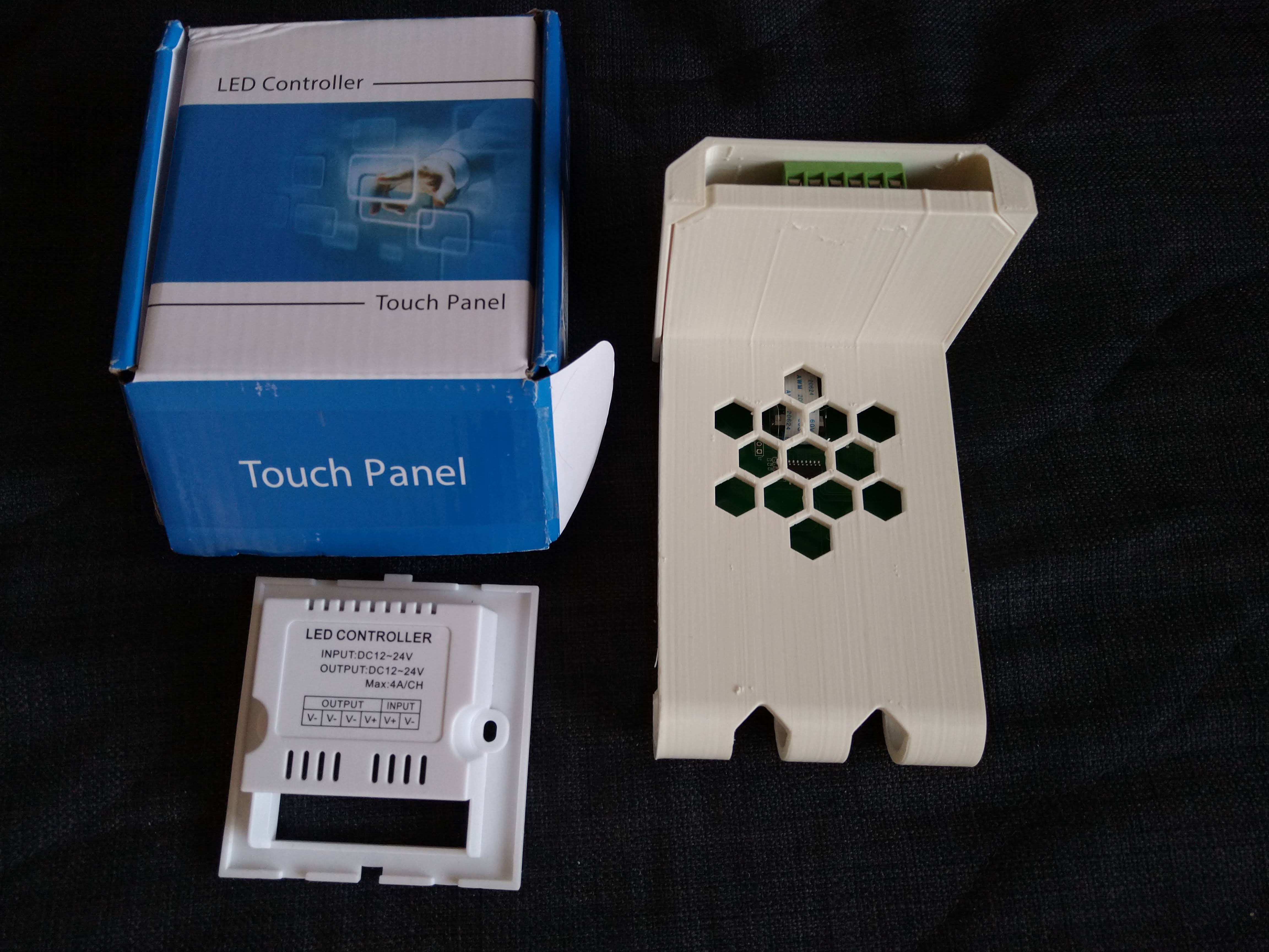 LED Controller Touch Panel (TM06-M003 model) enclosure modification for ...