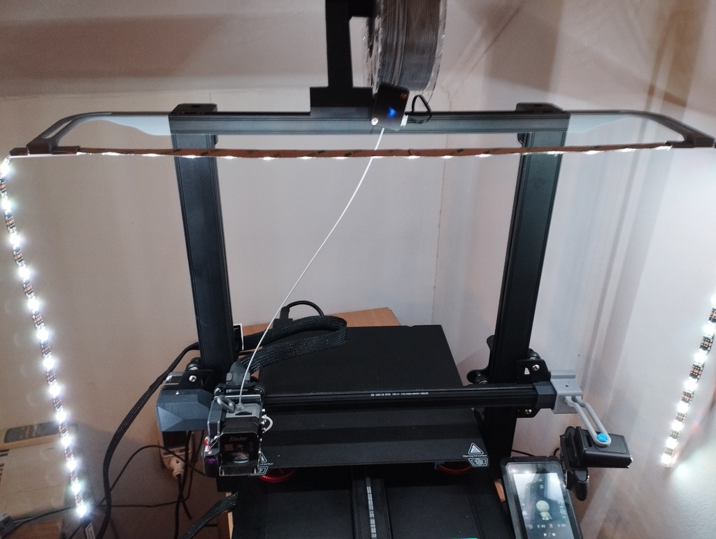LED mount for Ender 3 S1 Plus by L1miter | Download free STL model ...