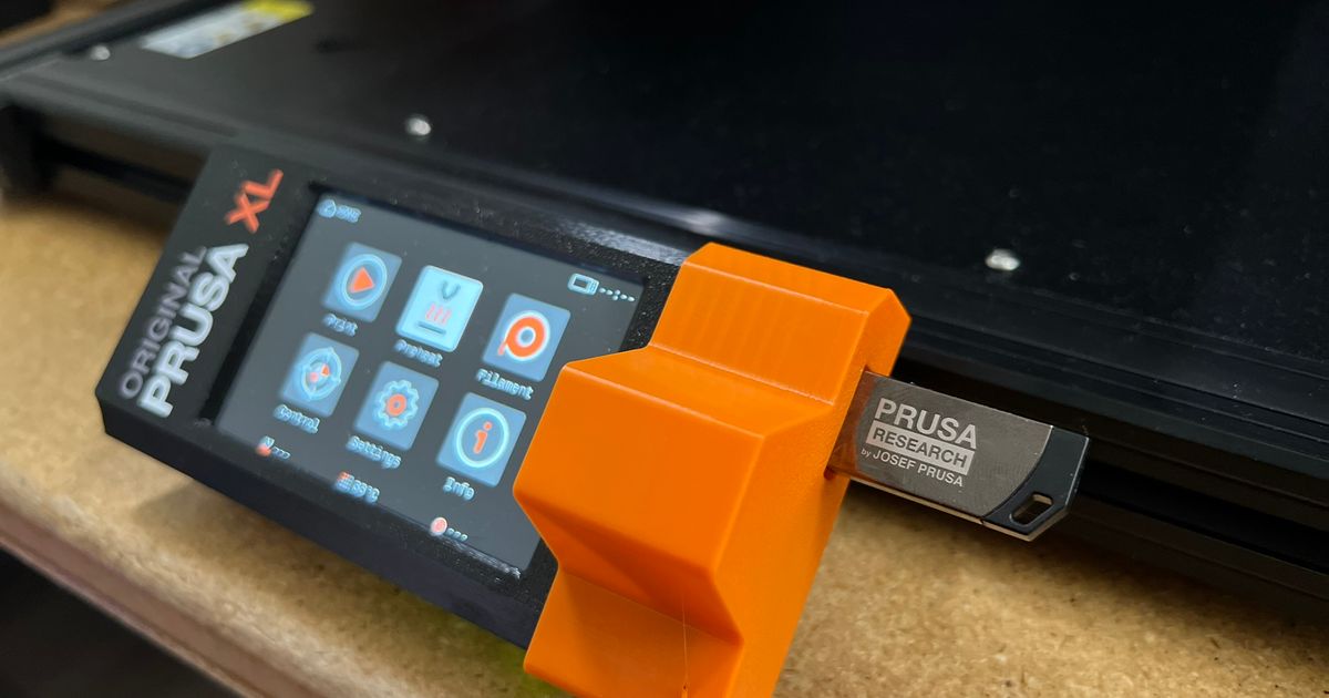 Prusa Screen Button Cover by Tony N. | Download free STL model ...