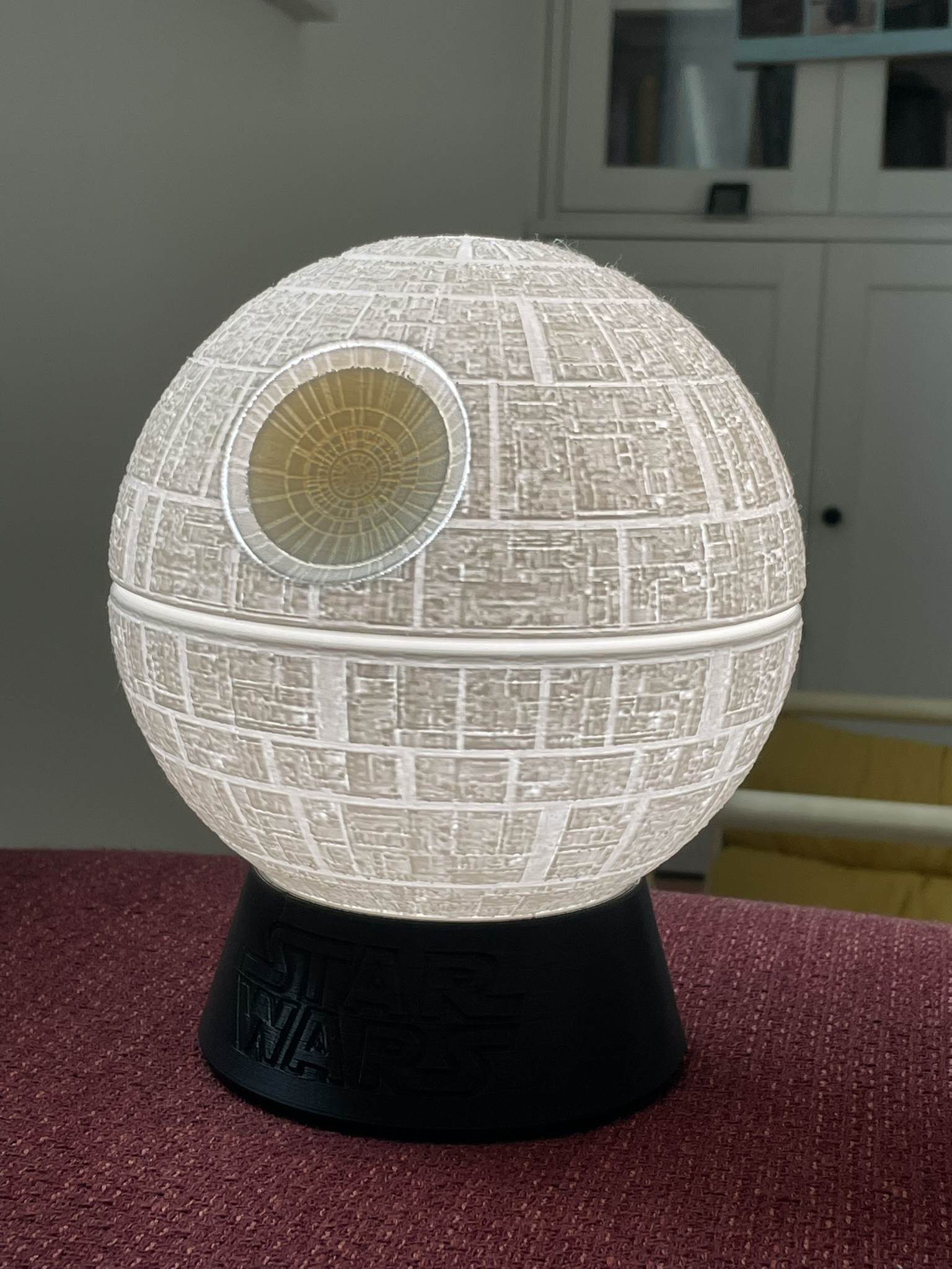 Death Star Lamp for E27 lamp sockets by scumfuc | Download free STL ...
