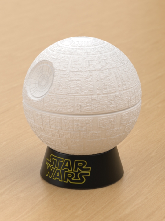 Death Star Lamp for E27 lamp sockets by scumfuc | Download free STL ...